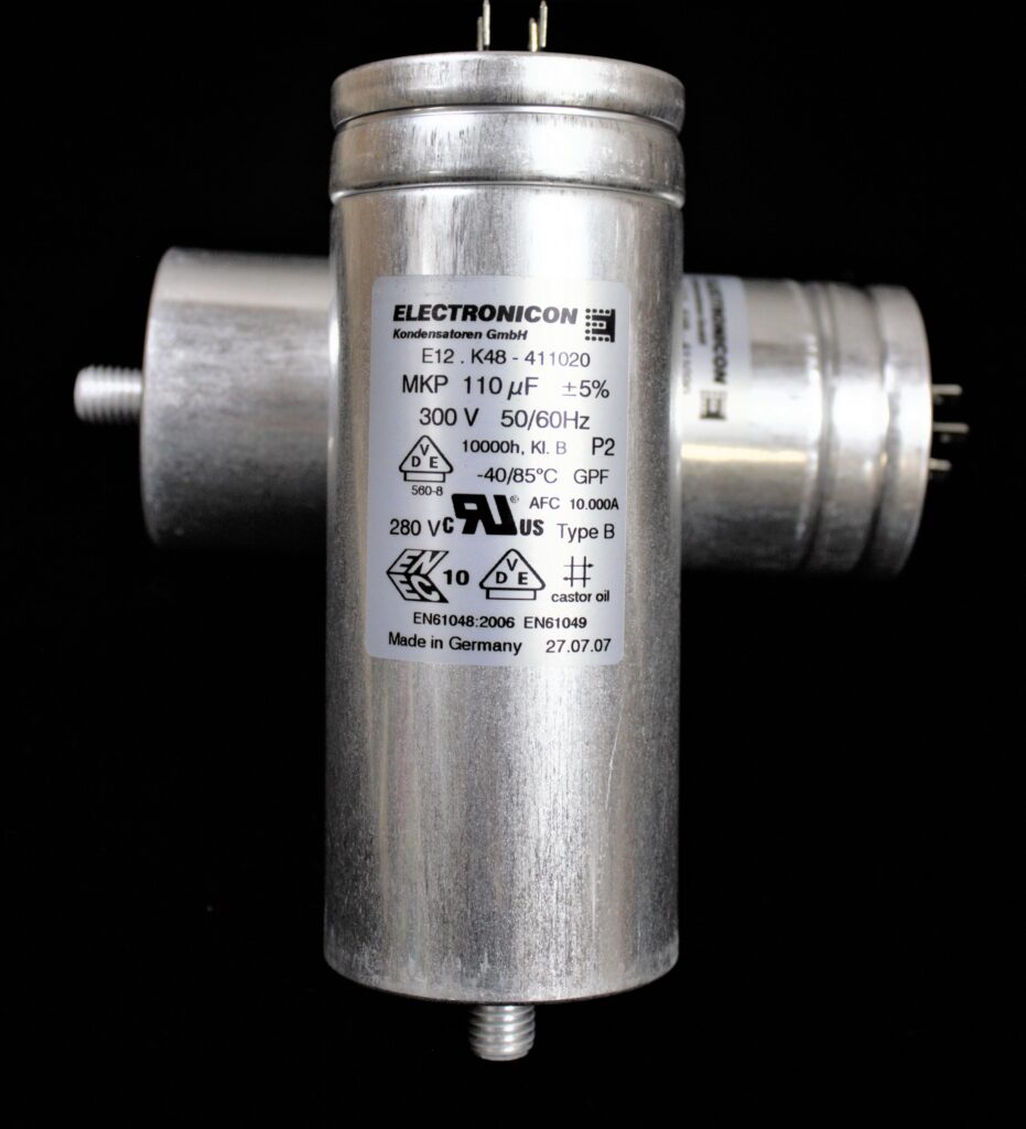 Electronicon Capacitor E12.K48-411020/220001 110.0 uF 280-300 V ac ...