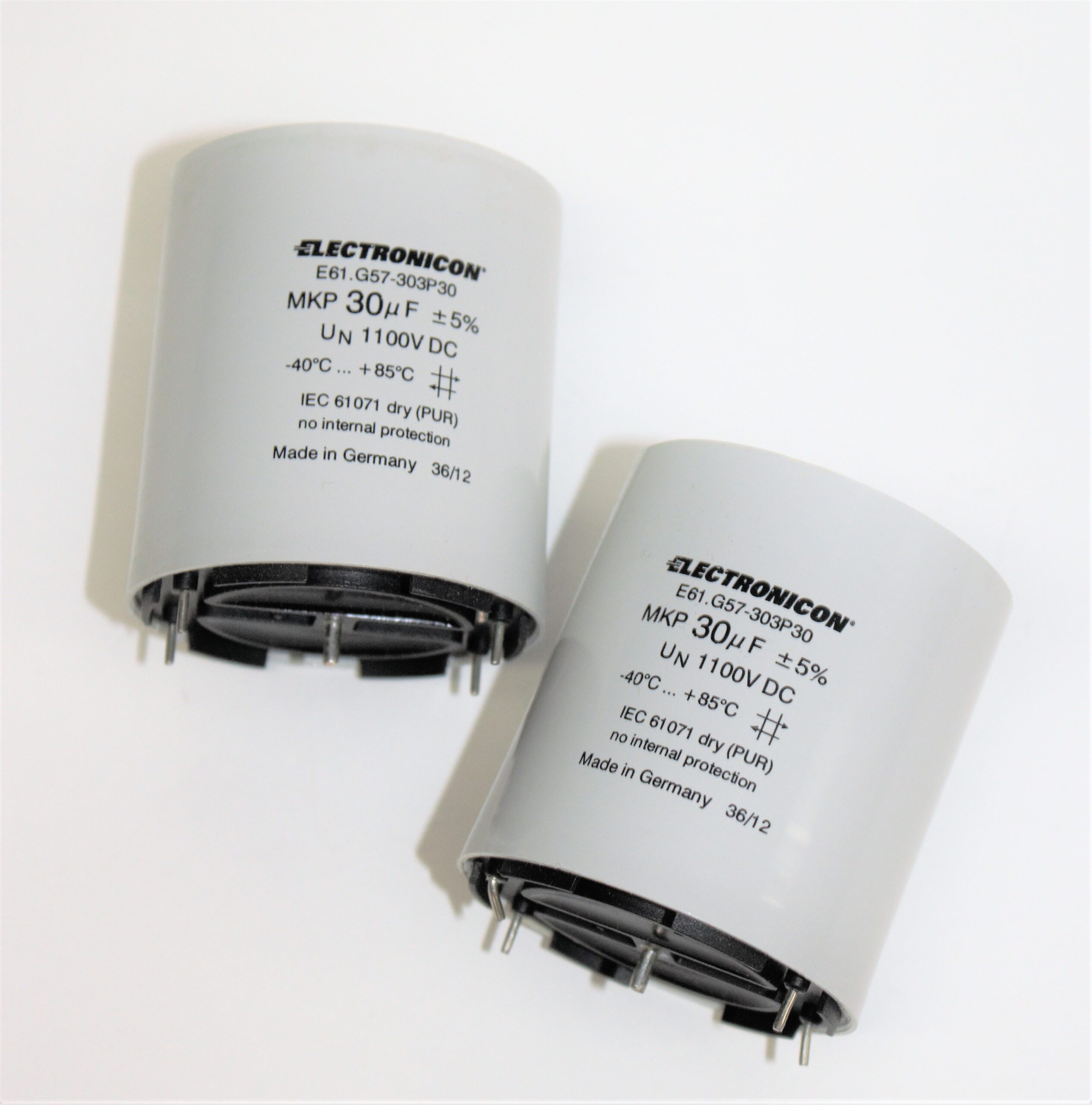 Electronicon E61 G57 303P30 30 UF 1100 V Dc UPE Inc Electronicon E61 G57 303P30 30 UF 1100 V Dc UPE Inc